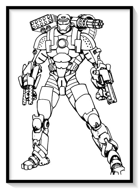 Dibujos De Iron Man Para Colorear En Linea Colorear E Imprimir