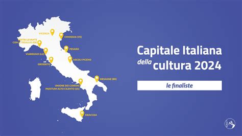 Capitale italiana della Cultura le 10 città finaliste per ledizione