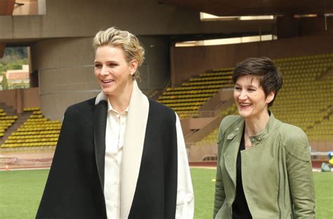 Photo La Princesse Charlène de Monaco et Agnès Falco secrétaire