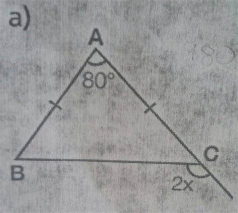 A O Tri Ngulo Abc Is Sceles De Base Bc Determine Em Cada Caso O
