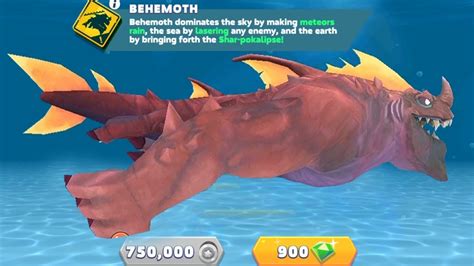 Hungry Shark Evolution Bigger Monster Enemy Behemoth New Skin Mod