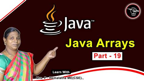 learn java part 19 java arrays java tutorial in tami தமிழ் அகாடமி youtube