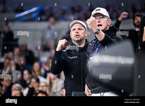 Paris France 18th Jan 2024 Severin Luthi Coach Of Holger Rune Of