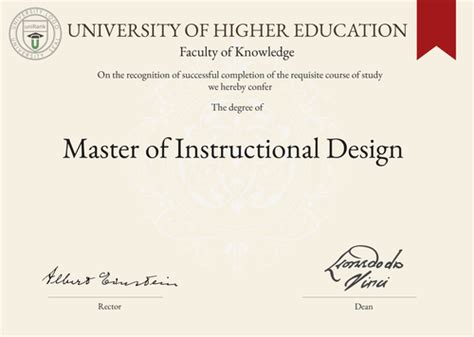 Master Of Instructional Design MID UniRank