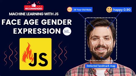 build real time face landmark face expression age and gender estimation using javascript 🔥 youtube