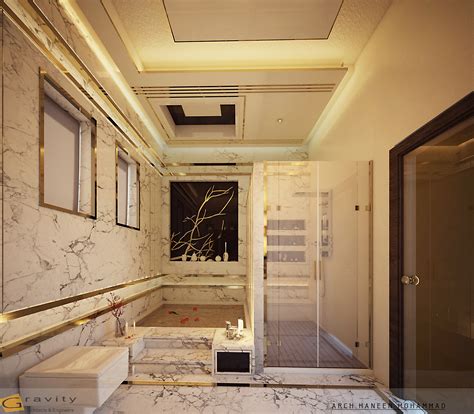 Marble Bathrooms With Brass Gold Fixtures On Behance