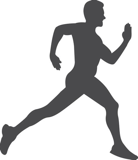 Person Sprinting Silhouette