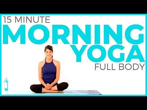 15 Minute Morning Yoga Routine Full Body Yoga Flow Ryogatutorials