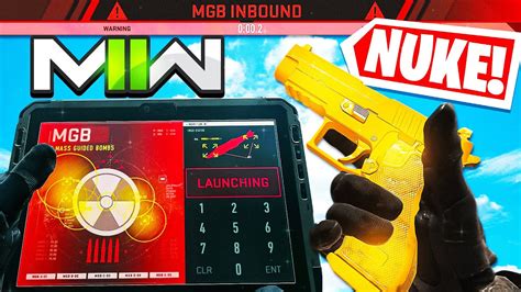 MGB TACTICAL NUKE GAMEPLAY IN MODERN WARFARE 2 MGB Nuke Gameplay 30