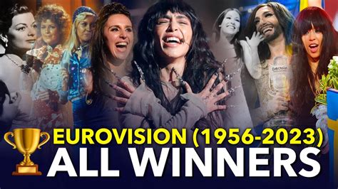 All Winners Of Eurovision Song Contest 1956 2023 YouTube
