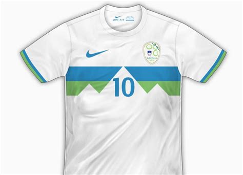 DF Concept Slovenia Home Shirt By Fenton Football Shirt Culture