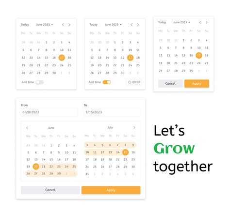 Date Picker Figma