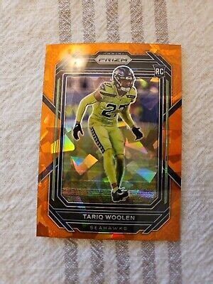 2022 Panini Prizm Orange Ice Tariq Woolen RC Rookie 349 EBay