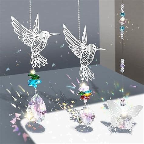 Kolibri Kristall Und Schmetterling Sonnenf Nger Regenbogen Kristalle