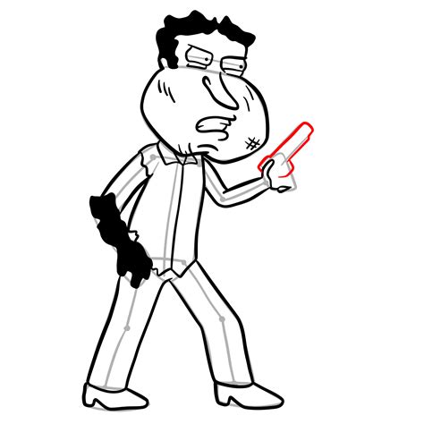 How To Draw Quagmire FNF X Pibby SketchOk