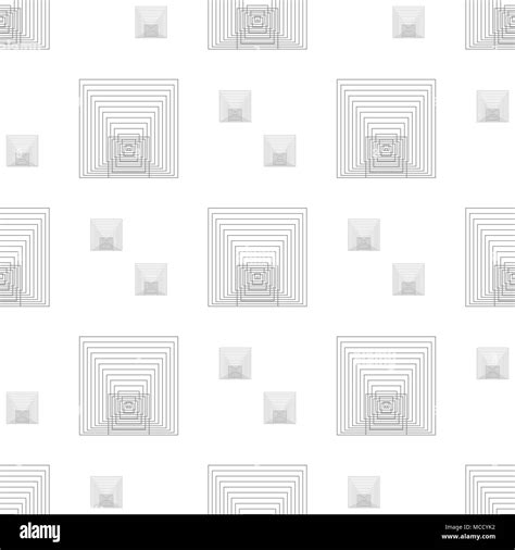 Vector Modern Seamless Geometry Pattern Squares Black And White
