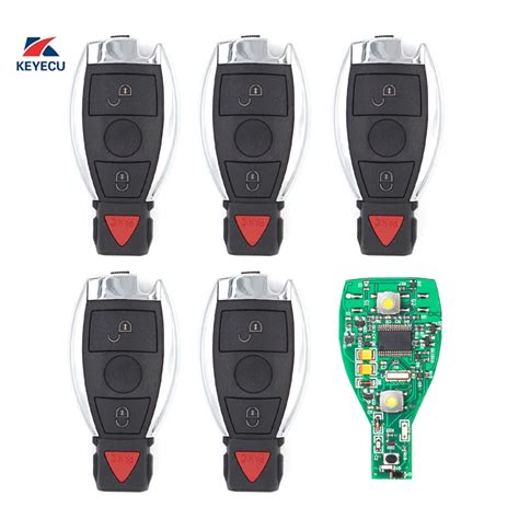 KEYECU Replacement Remote Car Key Fob 2 1 Button 315 433MHz NEC Chip