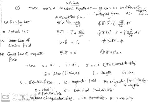 write maxwell s equations in time domain and phasor forms wizedu