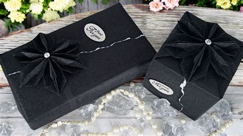 Gift Packing For Her Gift Box Wrapping Ideas Origami Paper Flower