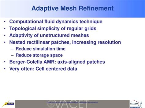 PPT Visualization Tools For Adaptive Mesh Refinement Data PowerPoint