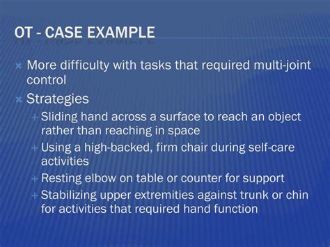 Ppt Occupational Therapy For Management Of Ataxia Powerpoint