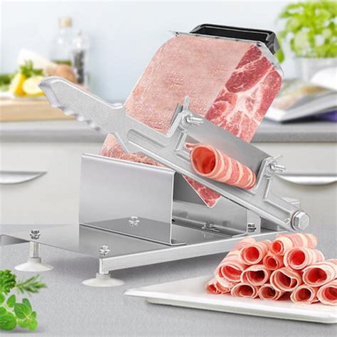 Rebanadora De Carne Congelada Manual De Acero Inoxidable Cuotas Sin