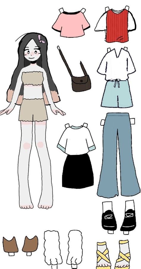 Nezuko♡︎ Paper Dolls Diy Paper Dolls Clothing Paper Clothes Barbie Paper Dolls Paper Toys