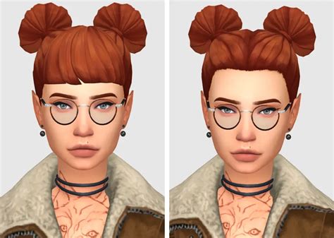 Sims 4 Cc Maxi Match Hair With Bangs Olbxe