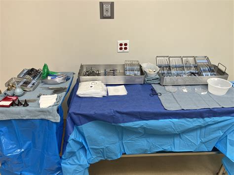 Tympanoplasty Mayo Stand And Back Table Setup CSTSetup
