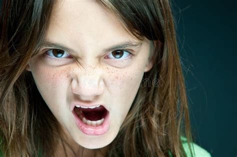 Woman With Angry Eyes