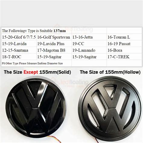 Amazing Light Up VW Emblem Dynamic Light CarLEDLogo