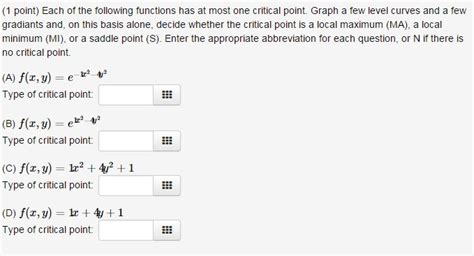 solved each of the following functions has at most one