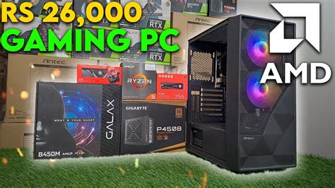 Rs 26000 Gaming PC Build Ryzen 5 5600G Gaming PC Pcbuild Techpc7
