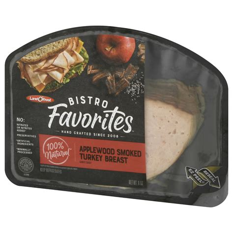 Land O Frost Bistro Favorites Applewood Smoked Turkey Breast Front
