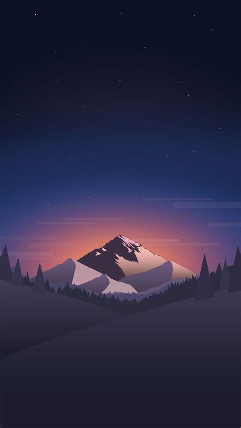 Mountains Minimalist Wallpapers Top Free Mountains Minimalist