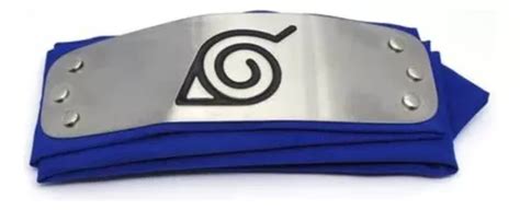 Bandana Naruto Azul Aldeia Da Folha Akatsuki Anime Konoha