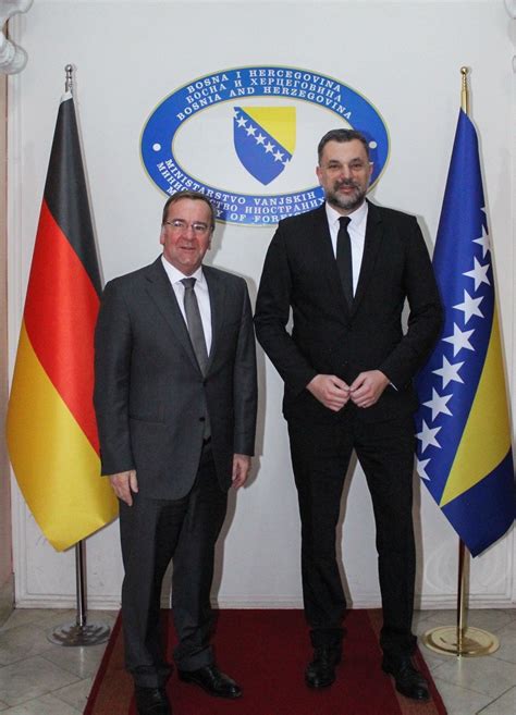 Ministar Elmedin Konaković susreo se sa ministrom odbrane Njemačke