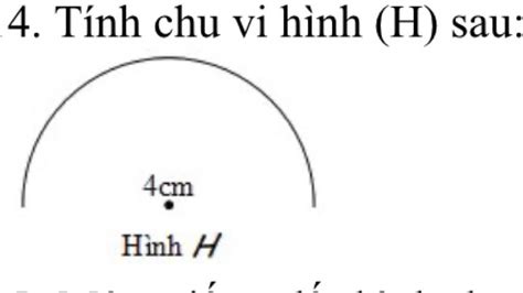 Những ý tưởng thiết kế tính chu vi hình h sau 4cm