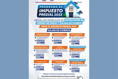 PREDIAL PLAYA DEL CARMEN 2024 CONOCE LOS MÓDULOS PARA REALIZAR TU PAGO