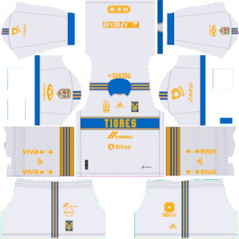 Tigres Kit Liga MX 2023 2024 DLS 2019 DREAM KITS