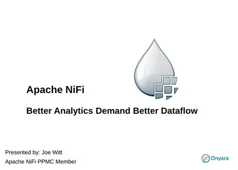 Pdf Apache Nifi Overview Datascienceassn Org Nifi Slides
