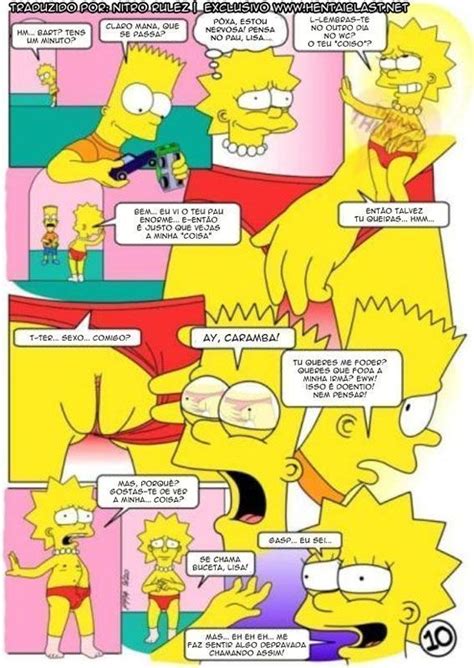 Incesto entre irmãos Lisa fazendo sexo Bart Simpsons