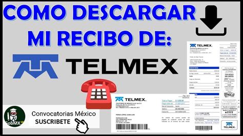 COMO DESCARGAR Mi Recibo De TELMEX En LINEA YouTube