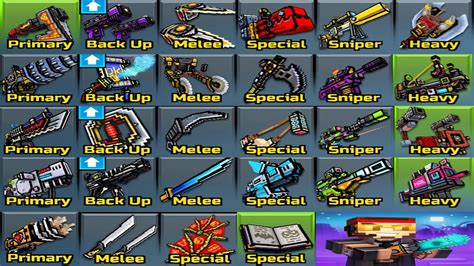 Pixel Gun 3D Using All Bleeding Weapons Challenge LvL 65 YouTube