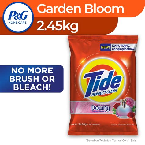 Tide Perfect Clean Garden Bloom With Downy Powder Detergent 1800g