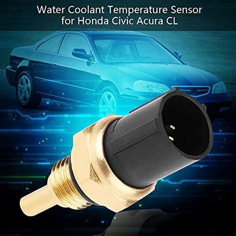 温度センサー Qiilu 水温度センサー 冷却ファンサー グリーンクーラント温度センサー 水温スイッチ ホンダシビックAcura CL