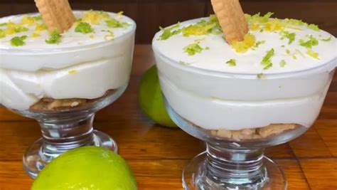 Receta de mousse de limón con leche condensada y nata Recetas Fáciles