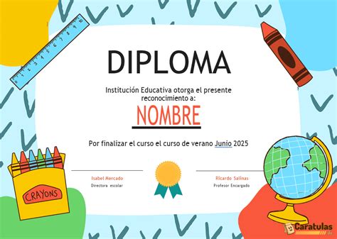 Plantillas De Diplomas En Word Descarga Gratis Editable