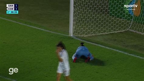 Vídeo Santos x Corinthians Melhores Momentos do 1º Tempo futebol ge