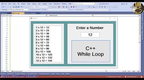 Visual C While Loop Tutorial For Beginners Youtube